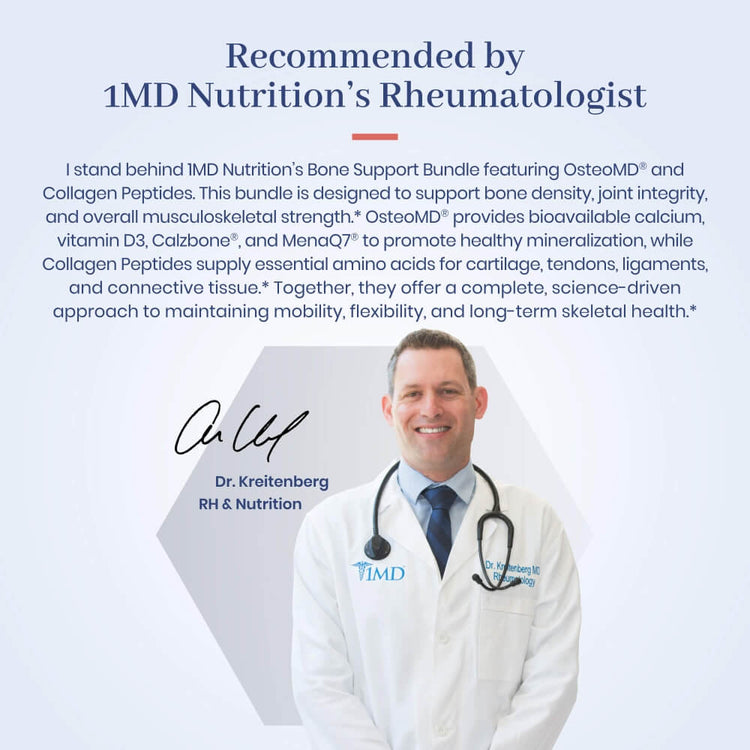 Collagen Peptides & OsteoMD for $84 | 1MD – 1MD Nutrition