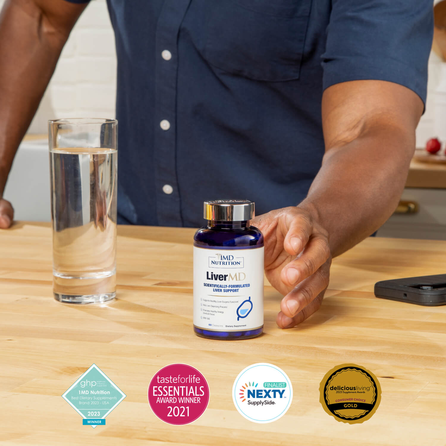 1MD LiverMD - Supports Healthy Liver Function + Detox – 1MD Nutrition