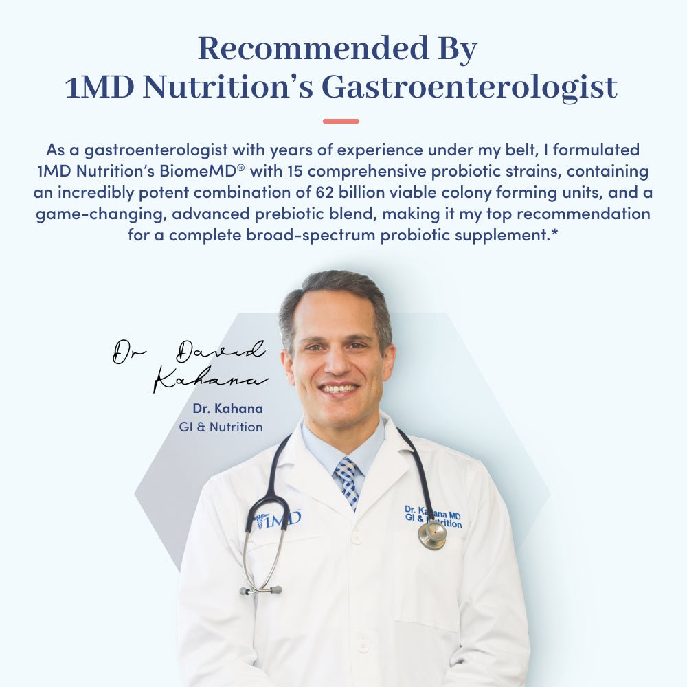BiomeMD: Probiotic & Prebiotic Starting at $54 | 1MD – 1MD Nutrition