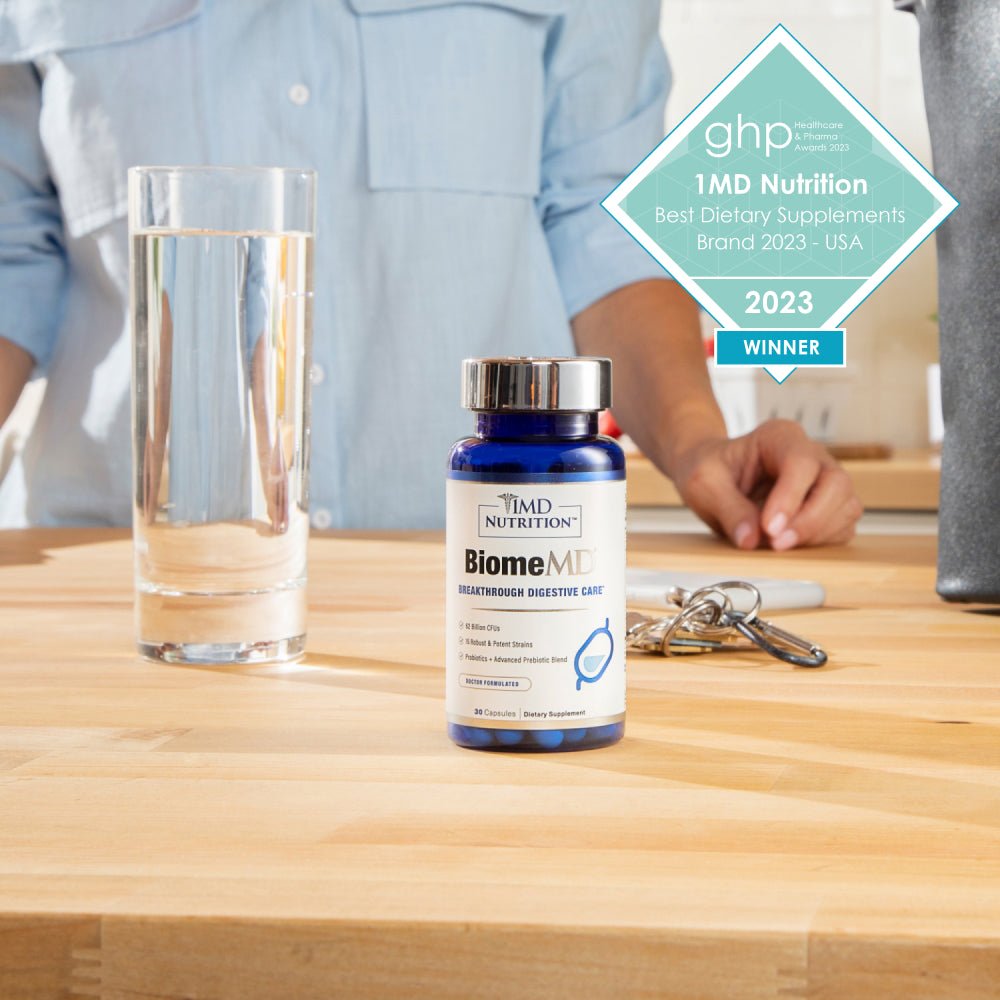 BiomeMD: Probiotic & Prebiotic Starting at $54 | 1MD – 1MD Nutrition